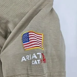 Ariat | Shirts | Ariat Fr Shirt Mens Large Work Tan Flame Resistant ...